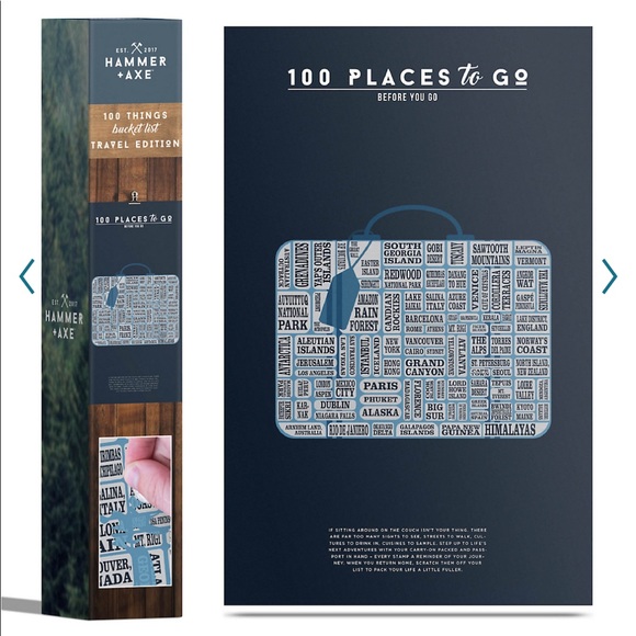 Wall Decor | 10 Things Bucket List Travel Scratch Off Poster Great Gift ...